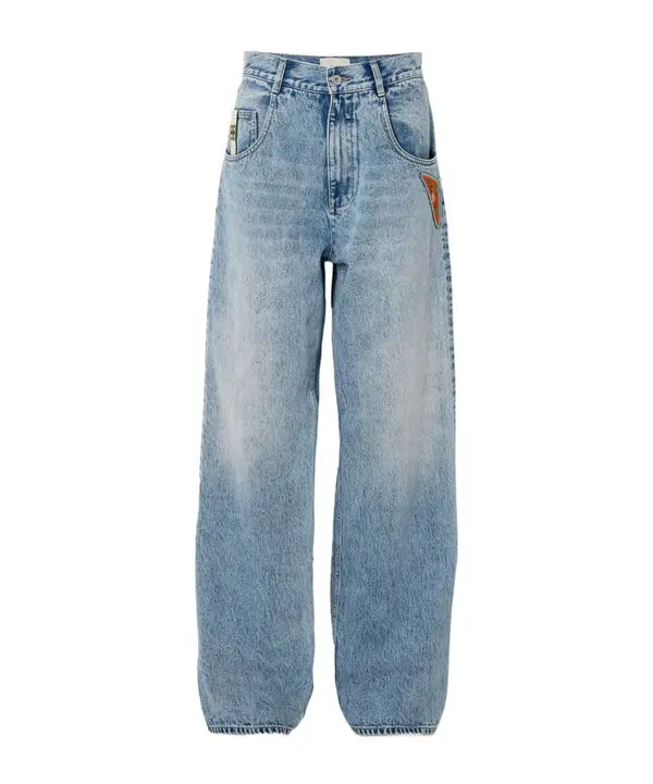 ALEMAIS High-waisted Straight-leg Jeans