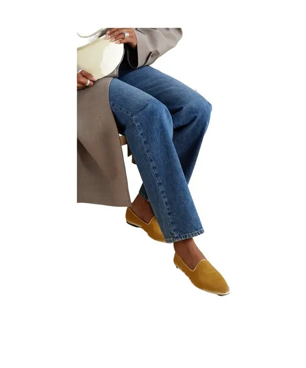 AeydĒ Velvet Loafers