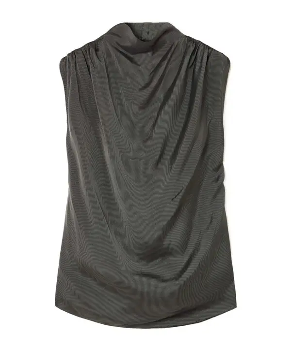 KALLMEYER Penny Draped Satin Top