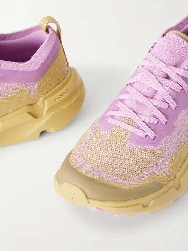 On Rubber-trimmed Stretch Recycled-knit Sneakers