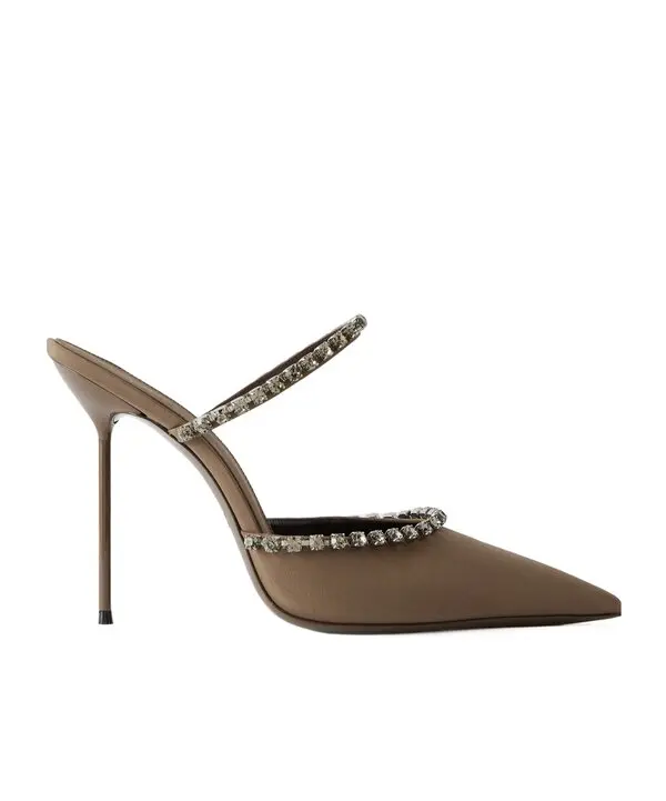 Paris Texas Crystal Embellished Stiletto Heels