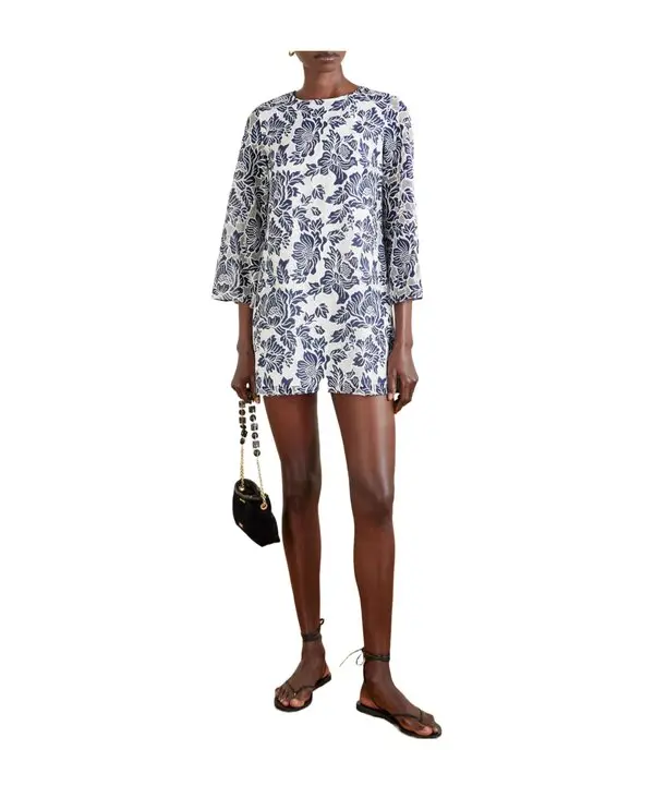 Borgo De Nor Corded Lace Mini Dress