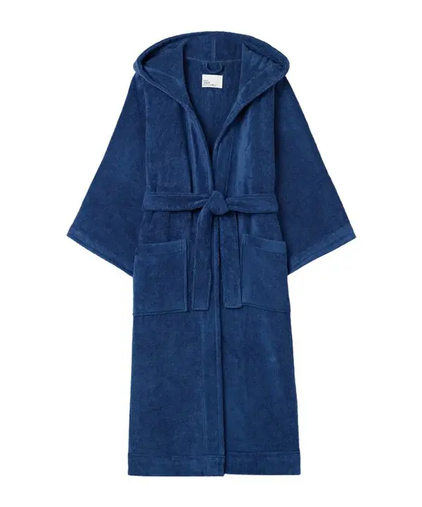 Lisa Marie Fernandez Soft Terrycloth Robe With Hood And Sash