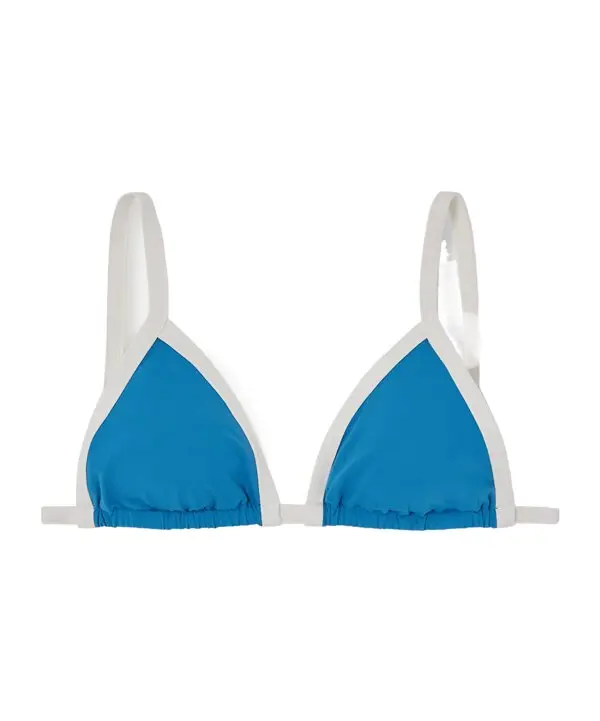 Marysia Porto Two-tone Triangle Bikini Top