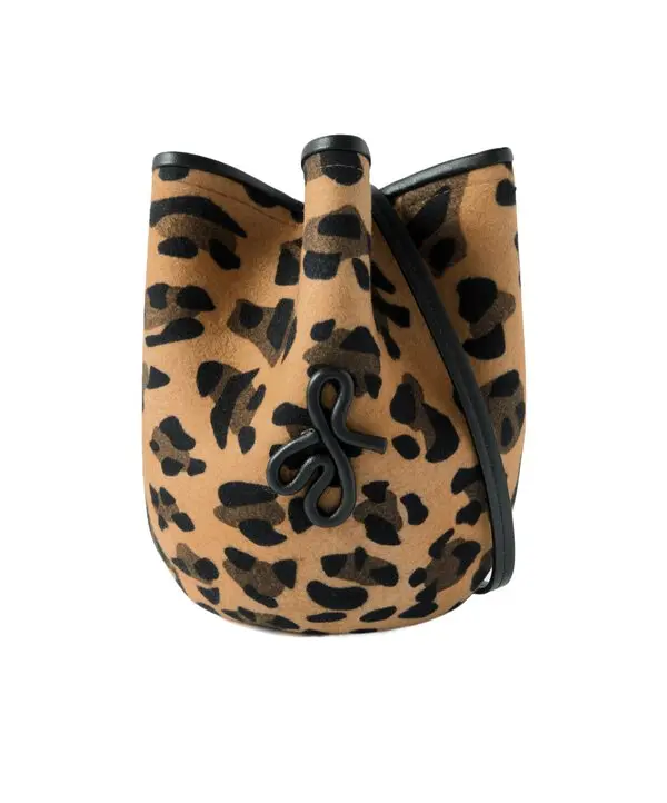 Ruslan Baginskiy Leopard Print Felted Bucket Hat - No