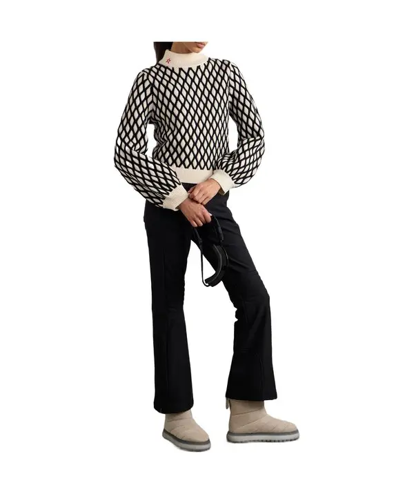 Perfect Moment Wool And Cashmere Blend Jacquard Sweater