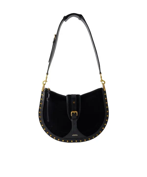 Isabel Marant Étoile Oskan Embellished Suede Shoulder Bag - No