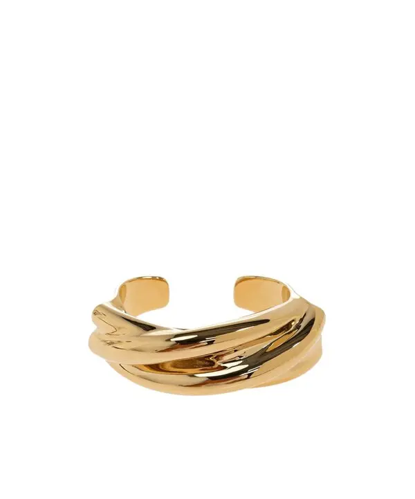 Balenciaga Sculpted Twisted Double Ring