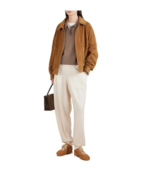ALLUDE Cashmere-blend Tapered Pants - No