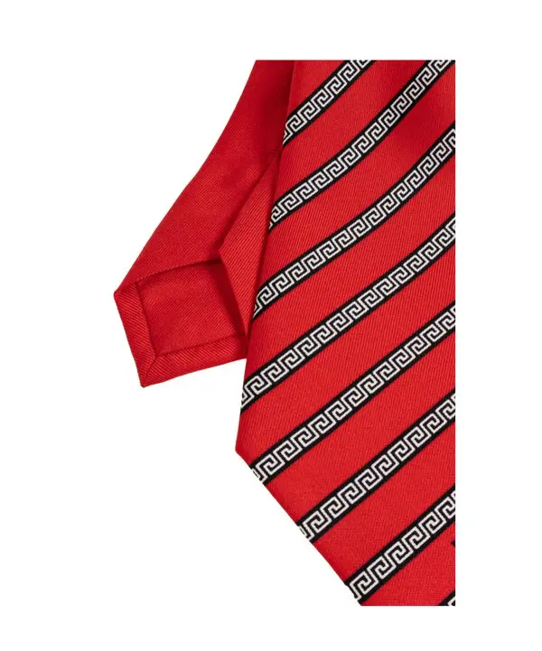 Versace Printed Silk Twill Tie