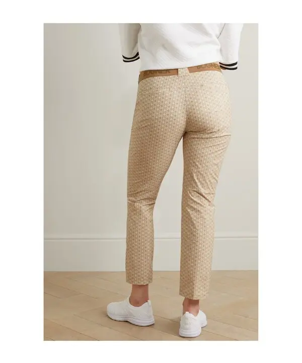 Bogner Tesja Cropped Printed Shell Straight-leg Golf Pants