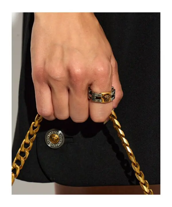 Versace Medusa Link Ring