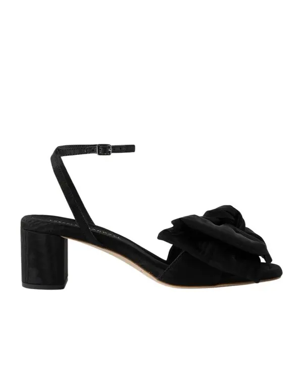LOEFFLER RANDALL Bow Embellished Block Heel Sandals - No