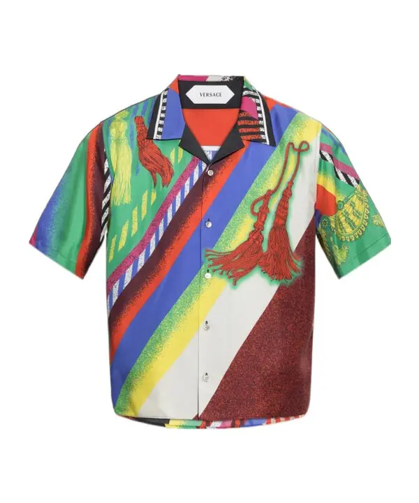 Versace Pattern-printed Short-sleeved Shirt
