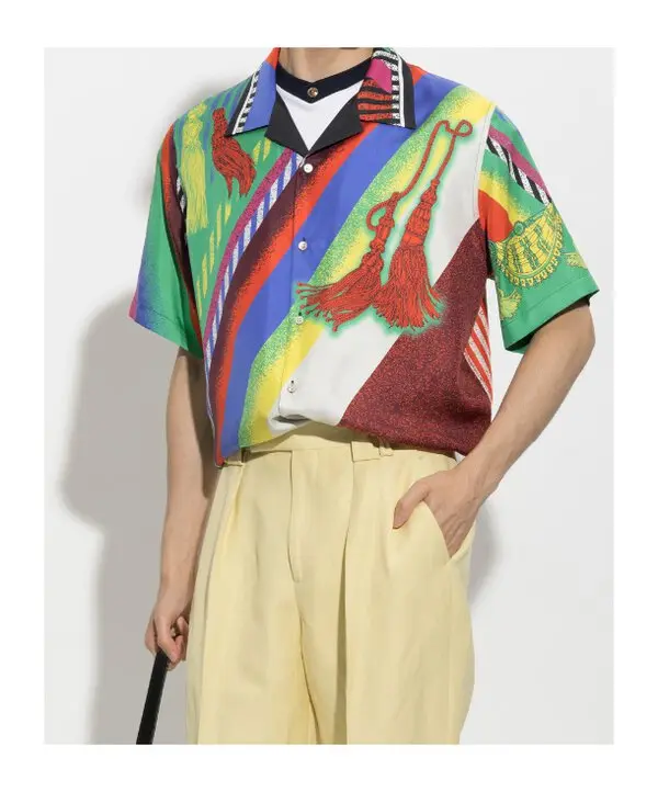 Versace Pattern-printed Short-sleeved Shirt
