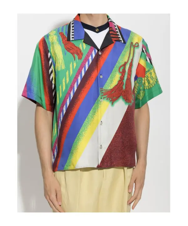Versace Pattern-printed Short-sleeved Shirt