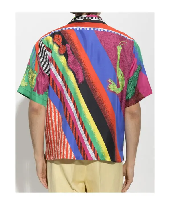 Versace Pattern-printed Short-sleeved Shirt