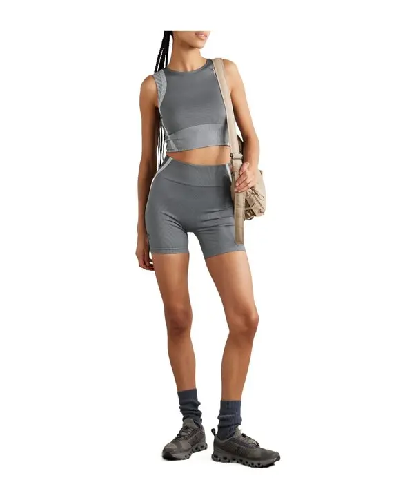On Studio Ribbed Stretch Recycled Shorts