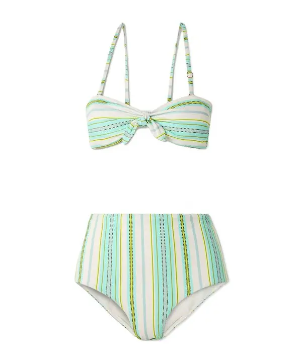 LEMLEM Printed Ribbed Recycled Bikini - No