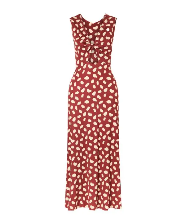 Johanna Ortiz Shiny Printed Dress