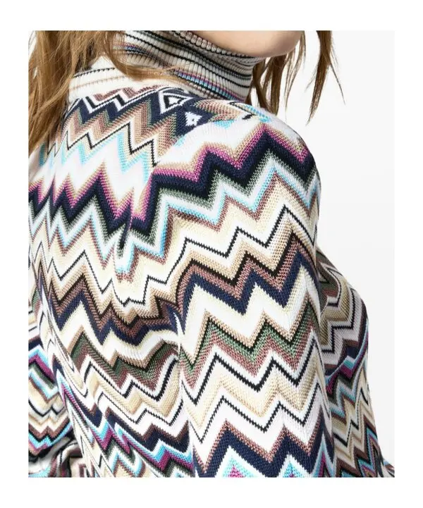 Missoni Zigzag Roll-neck Sweater