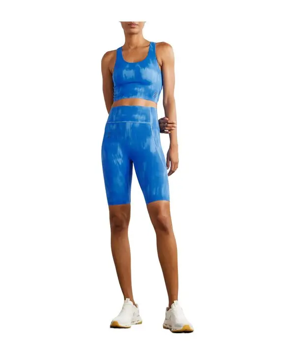 On Malibu Tie-dyed Stretch Recycled-jersey Shorts