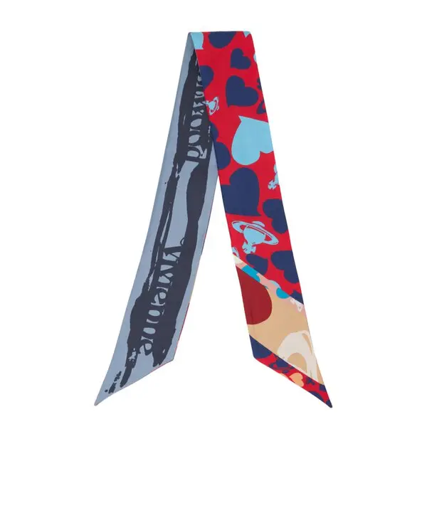 VIVIENNE WESTWOOD Printed Silk Scarf