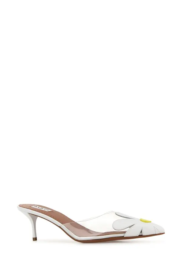 Alaïa Pvc And Leather Mules