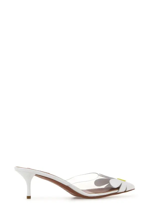 Alaïa Pvc And Leather Mules