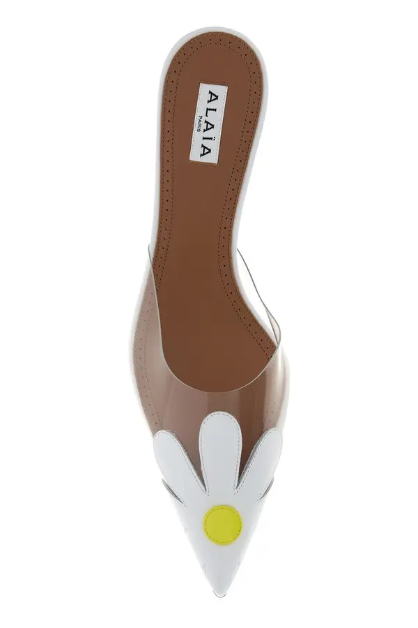 Alaïa Pvc And Leather Mules