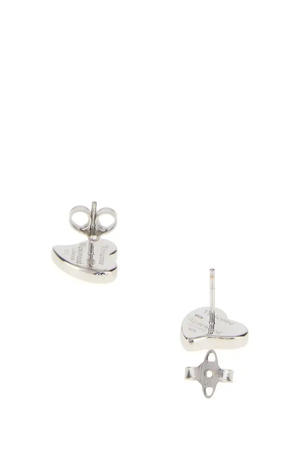 VIVIENNE WESTWOOD Two-tone Metal Heart Earrings