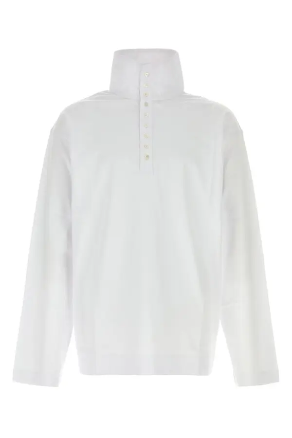 Dries Van Noten Cotton Oversize Hegon T-shirt - White