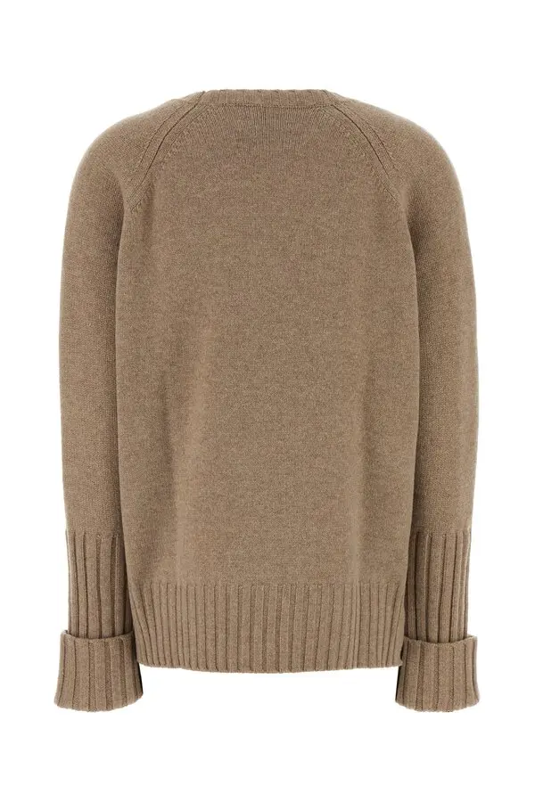 Tory Burch Wool Sweater With Floral Embroidery