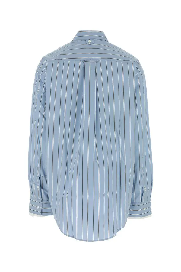 AMI Paris Embroidered Poplin Oversize Shirt