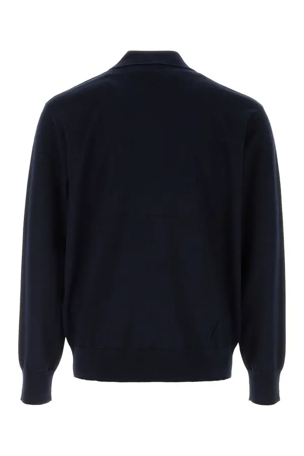 Dries Van Noten Navy Wool Muano Sweater