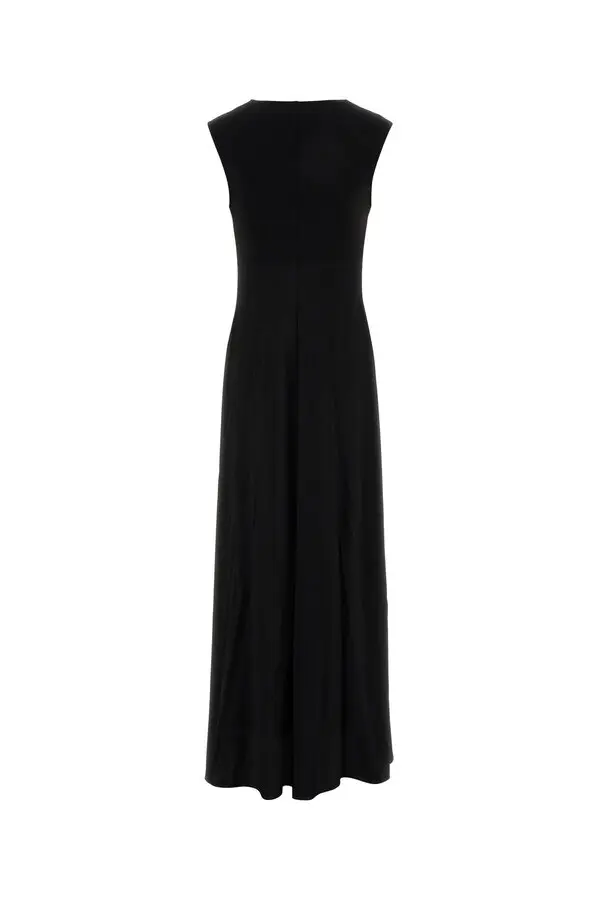 Sportmax Stretch Viscose Fervida Dress With Metal Detail