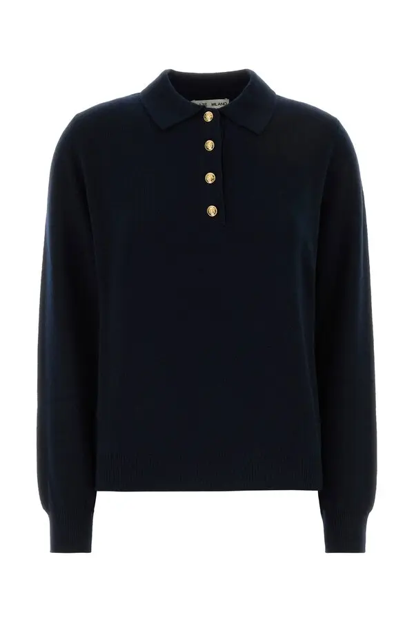 BLAZE Midnight Wool Blend Highland Polo Shirt