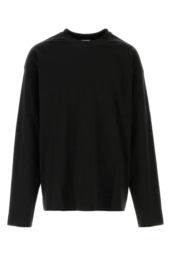 Dries Van Noten Cotton Oversize Hegland T-shirt - Black