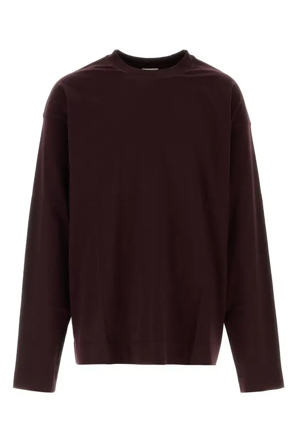 Dries Van Noten Grape Cotton Oversize Hegland T-shirt