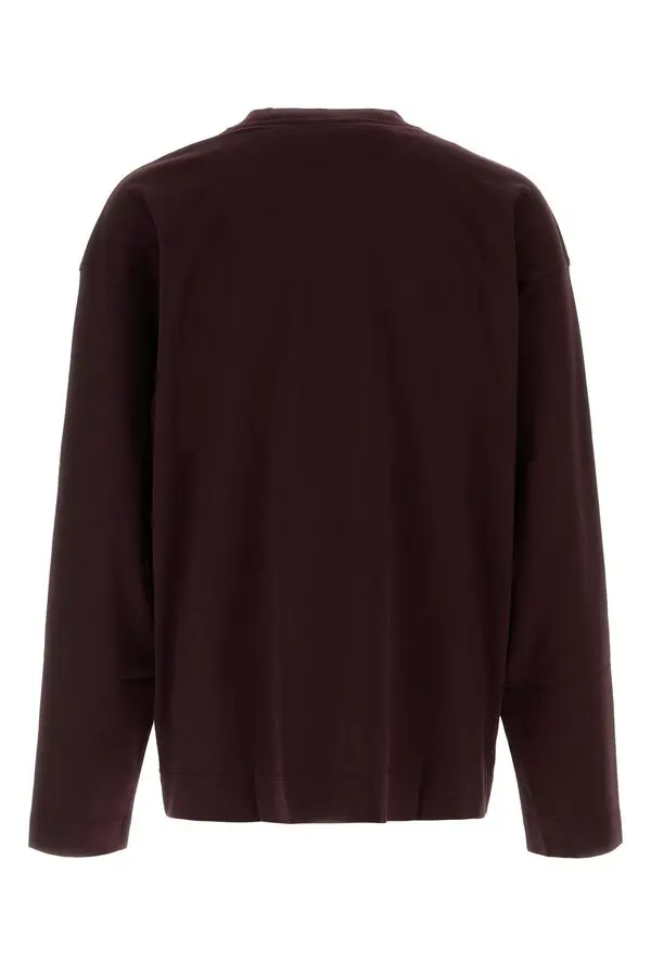 Dries Van Noten Grape Cotton Oversize Hegland T-shirt