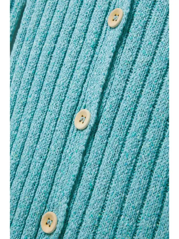 THE ELDER STATESMAN Ribbed Midi Dress