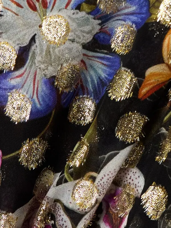 Borgo De Nor Embroidered Floral Blouse