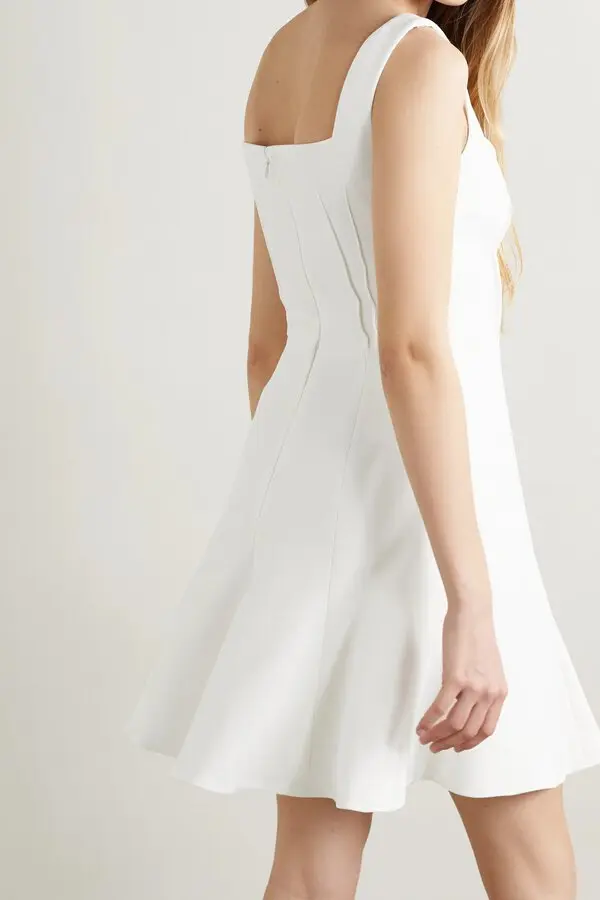 EMILIA WICKSTEAD Printed Wool Crepe Dress