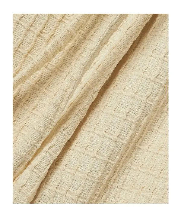 Mara Hoffman Tiffany Textured Organic Cotton-blend Wrap Dress