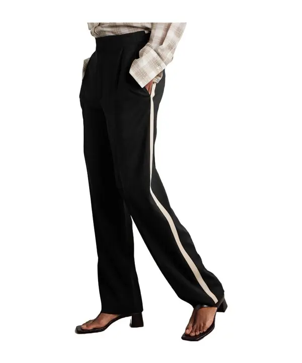 KALLMEYER Phoebe Wool-crepe Straight-leg Pants