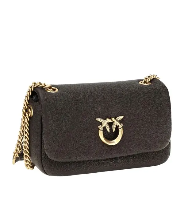 Pinko Love Birds Foldover Top Shoulder Bag