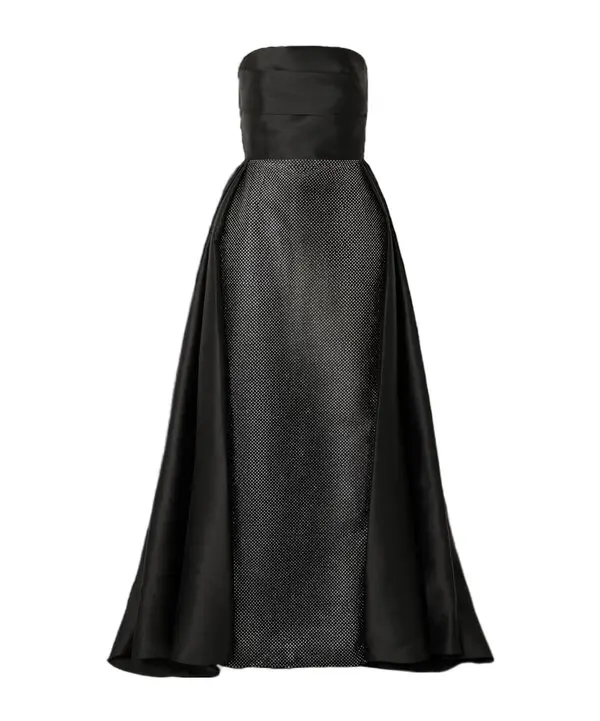 Solace Strapless Pleated Gown