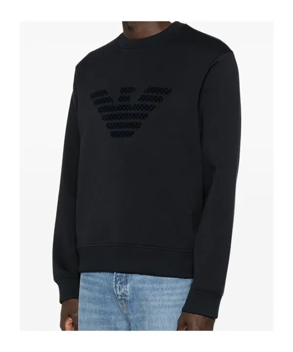 Emporio Armani Crewneck Sweatshirt With Logo Print