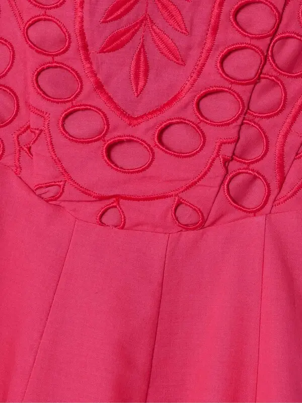 Charo Ruiz Ibiza Cotton-blend Midi Dress