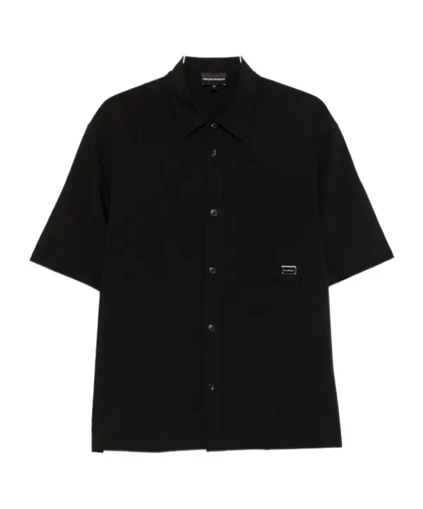 Emporio Armani Short-sleeve Shirt - Black